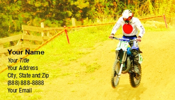 Motorsports Business Cards