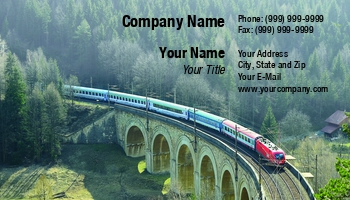Railroad Conductor Business Cards