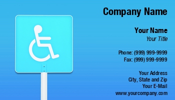 Disability Business Card Ideas