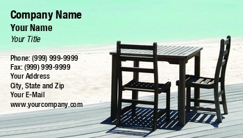 Resorts Business Cards