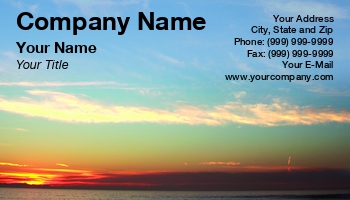 Weather Business Cards