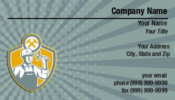 Laborer Business Cards