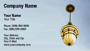 Ceiling Business Cards