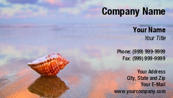 Beach Business Cards
