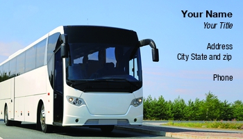 Bus Company Business Cards