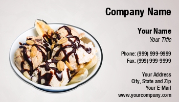 Ice Cream Business Cards