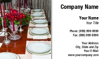 Banquet Hall Business Cards
