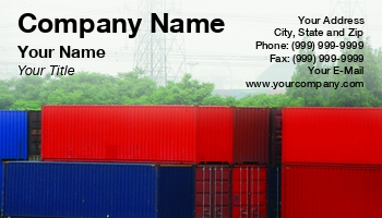 Exporters Business Cards