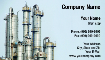 Oil and Gas Business Cards