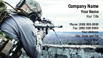 Military Business Cards