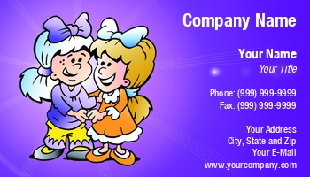 Preschool Business Cards