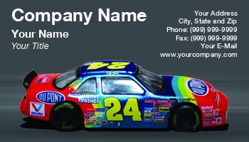 Motorsports Business Cards