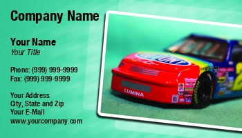 Motorsports Business Cards