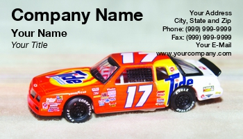 Motorsports Business Cards