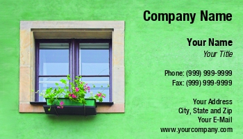 Window Tinting Business Cards