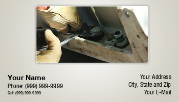 Pipefitter Business Cards