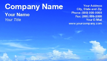 Weather Business Cards