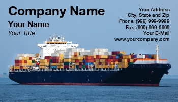 Exporters Business Cards