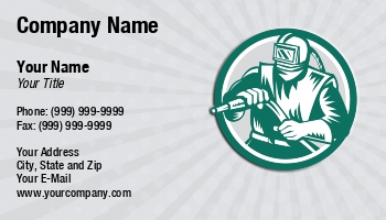 Sandblasting Business Cards