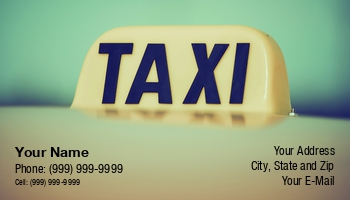 Cab Business Cards