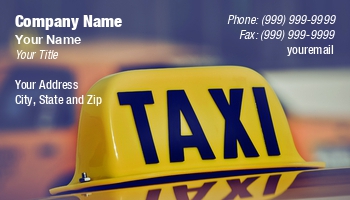 Cab Business Cards