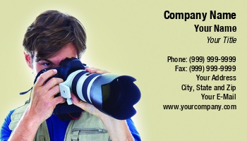 Cameraman Business Cards
