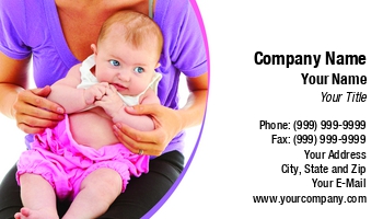 Child Care Center Program Business Cards