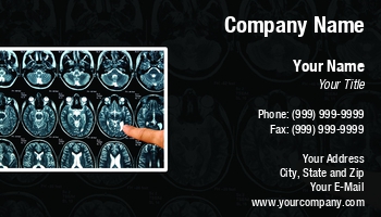 Sonographer Business Cards