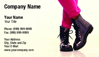 Shoes Business Cards