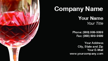 One Free Drink Business Cards