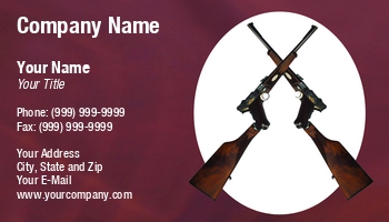 Weapons Specialist Business Cards