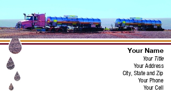 Truck Loader Business Cards