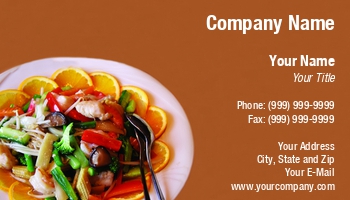 Food Products Business Cards