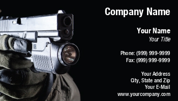 Firearms Business Cards