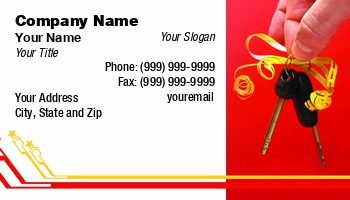 Valet Parking Business Cards