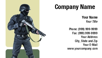 Uniform Service Business Cards