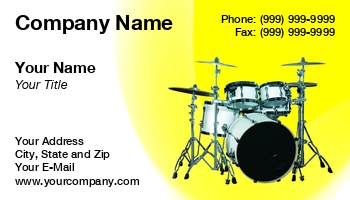 Drums Business Cards : Page 7 of 8