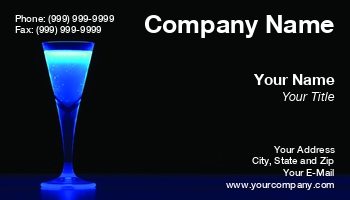 Cocktail Bar Business Cards