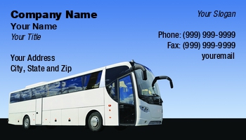 Shuttle Service Business Cards