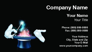 Magician Business Cards