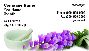 Visiting Card Design For Homoeopathic Doctors