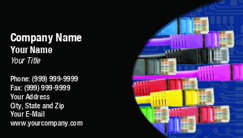 Cable Installation Business Cards