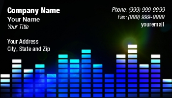 Car Audio Business Cards