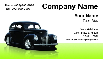 Hot Rod Business Cards