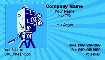 Hollywood Business Cards