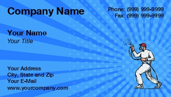 Powder Coating Business Cards