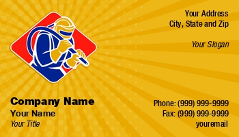 Sandblaster Business Cards