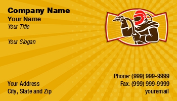 Sandblasting Business Cards