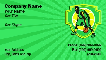 Basketball Cards Business Cards