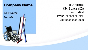 Handicapped Services Business Cards